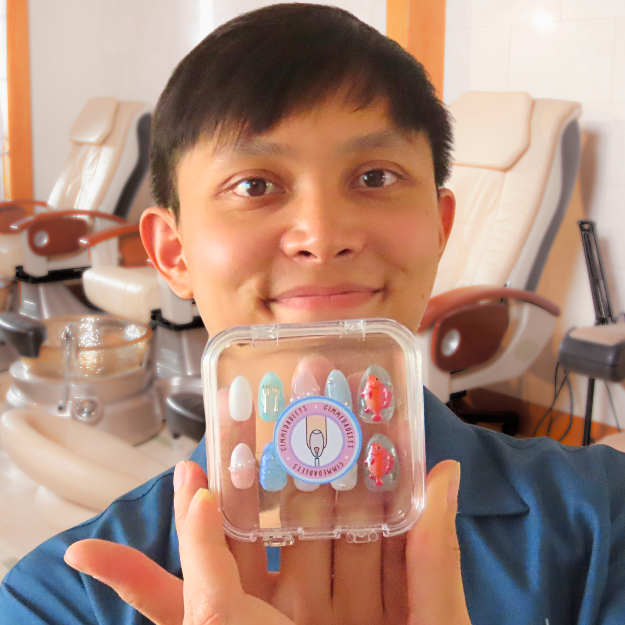 Fish Fingers Press-on Nails – Pasarfish